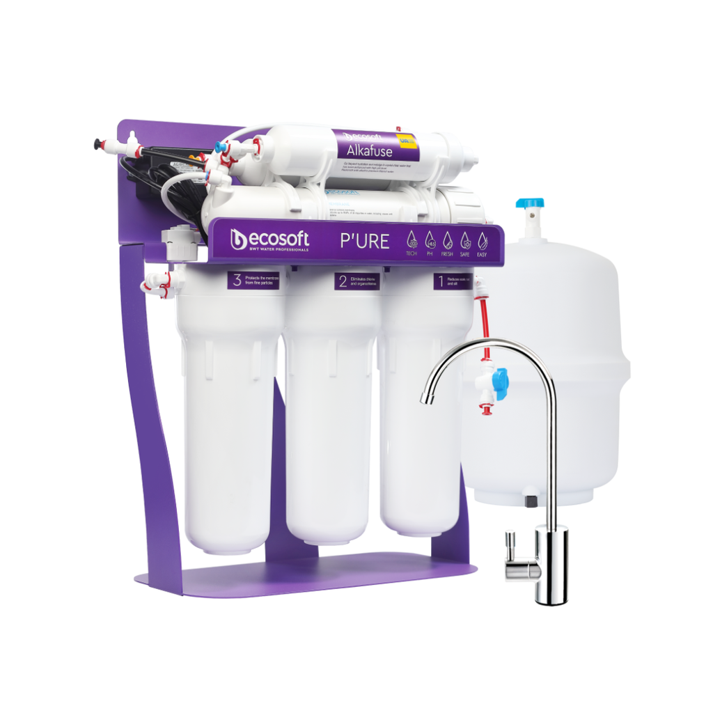 Ecosoft PURE Alkafuse RO-filter met pomp | AQMOS Waterbehandeling